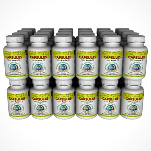 Oil Capsules - Soft Gel AA Grade Hemp Seed Oil