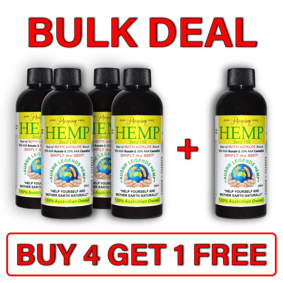 Premium Hemp Seed Oil - Aussie Legends Hemp
