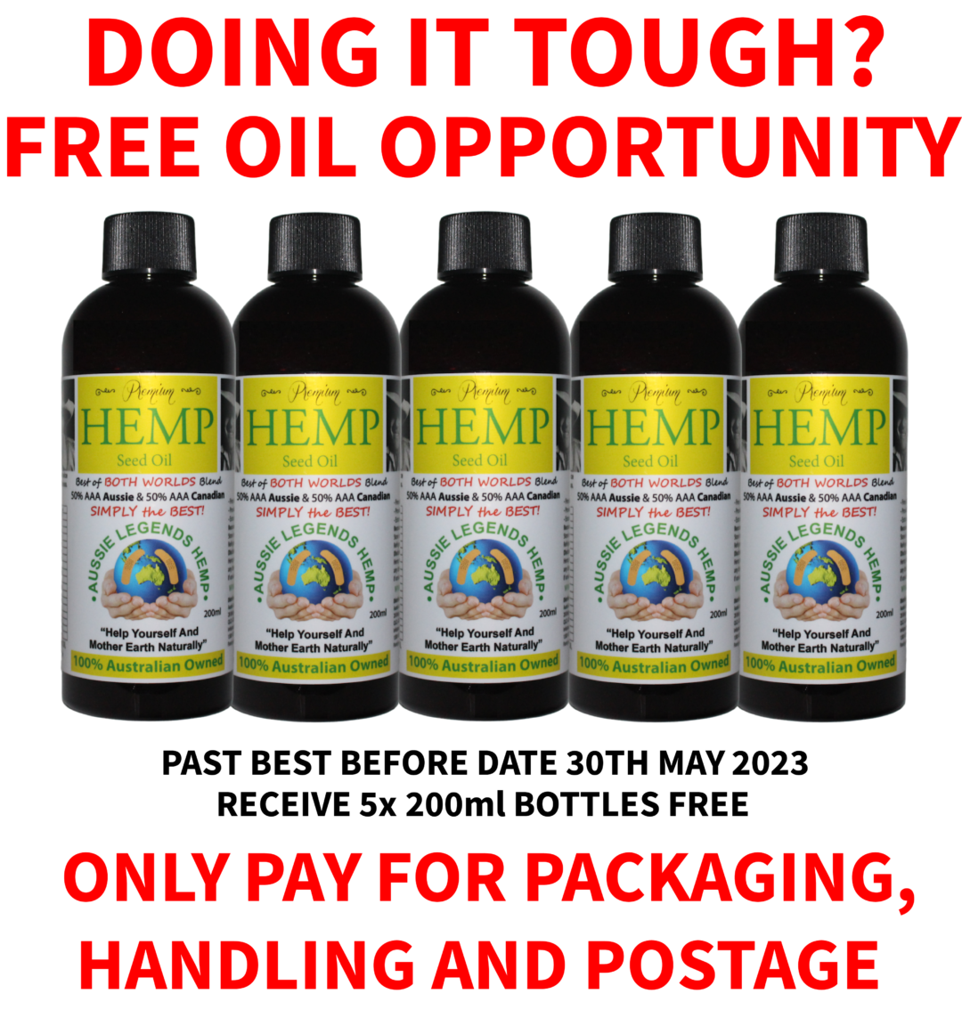 Premium Hemp Seed Oil - Aussie Legends Hemp