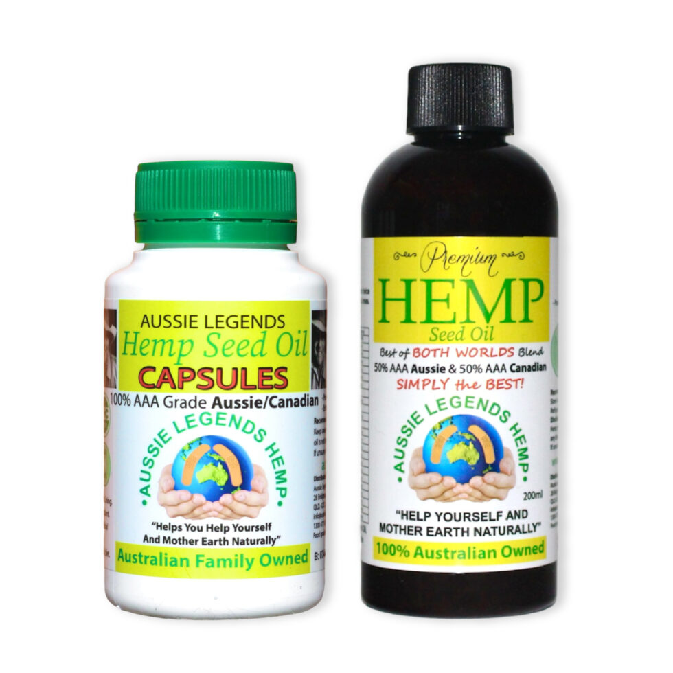 Premium Hemp Seed Oil - Aussie Legends Hemp